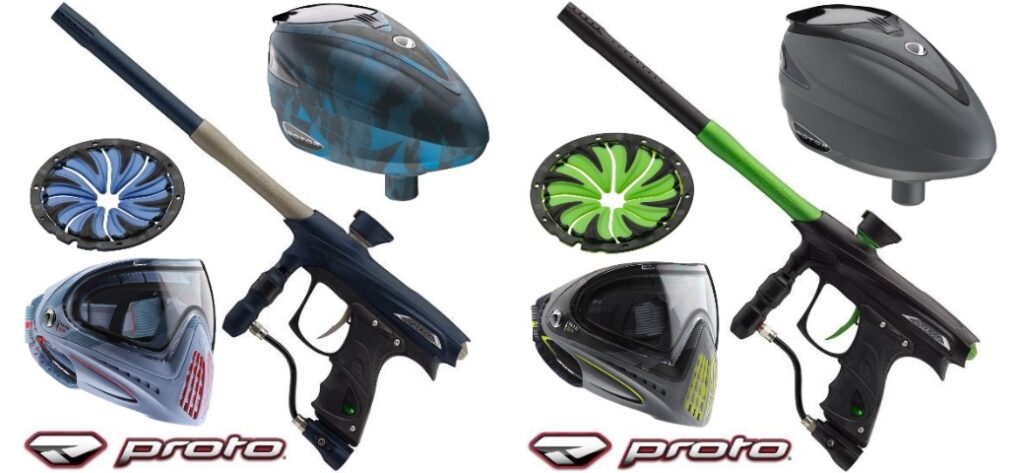 Proto Maxxed Rail Dye Power Sparpaket - paintballsports.de