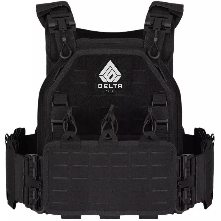 DELTA SIX Ranger LC Plate Carrier / Plattenträger Weste (schwarz)