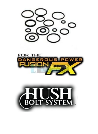 TechT O-Ring Kit für den DP Fusion FX Hush Bolt