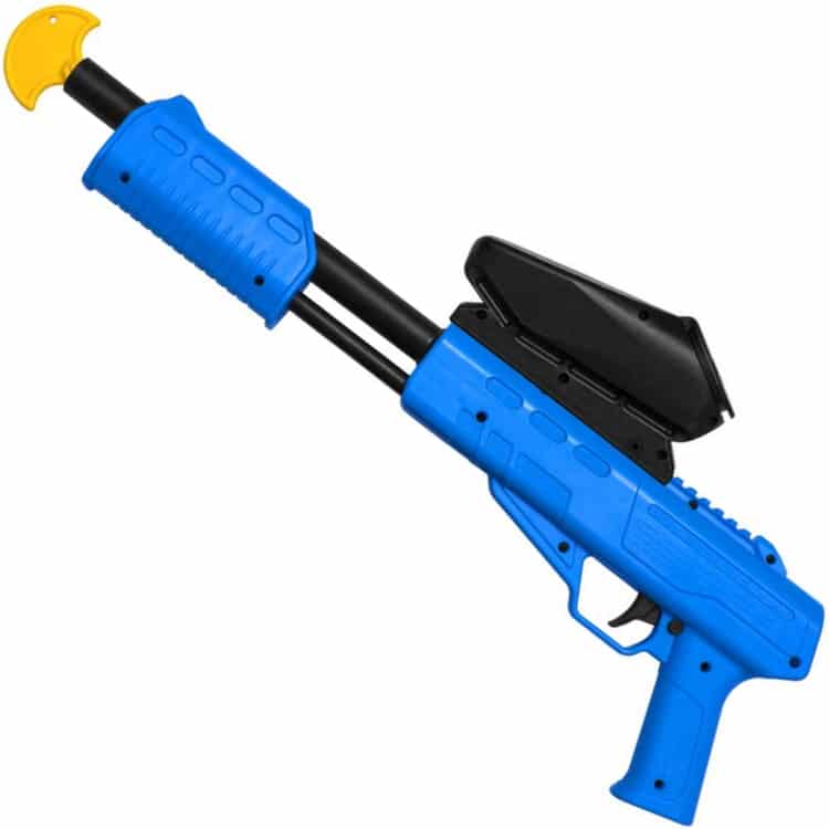Blaster Kids Paintball Marker / Shotgun cal.50 (0,5 J) avec chargeur (Bleu)