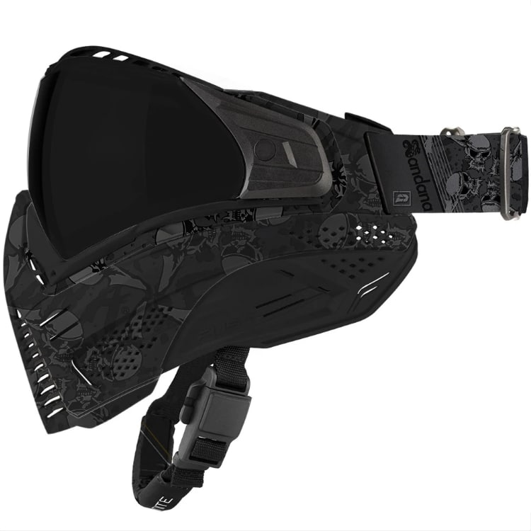 Push Unite Paintball Maske CDG (Skull Lime)