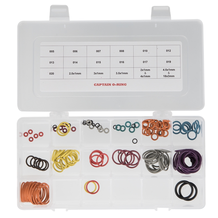Captain O-Ring MacDev Clone VX Colored O-Ring Kit Box, LARGE