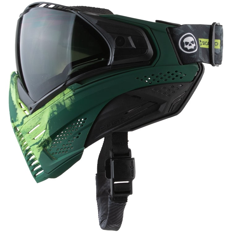 Push Unite Paintball Maske CDG (Skull Lime)