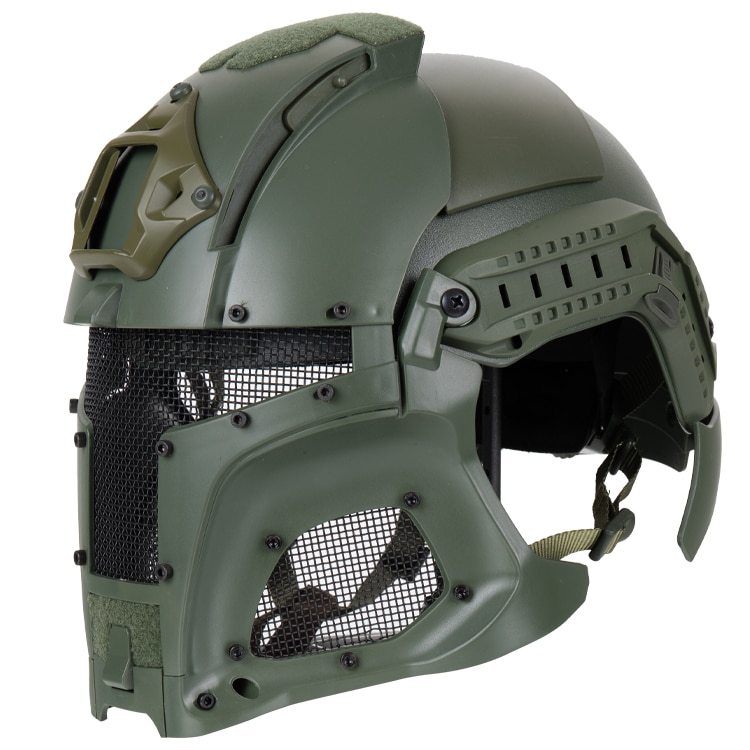 DELTA SIX Tactical Trooper Helm für Airsoft (Oliv)