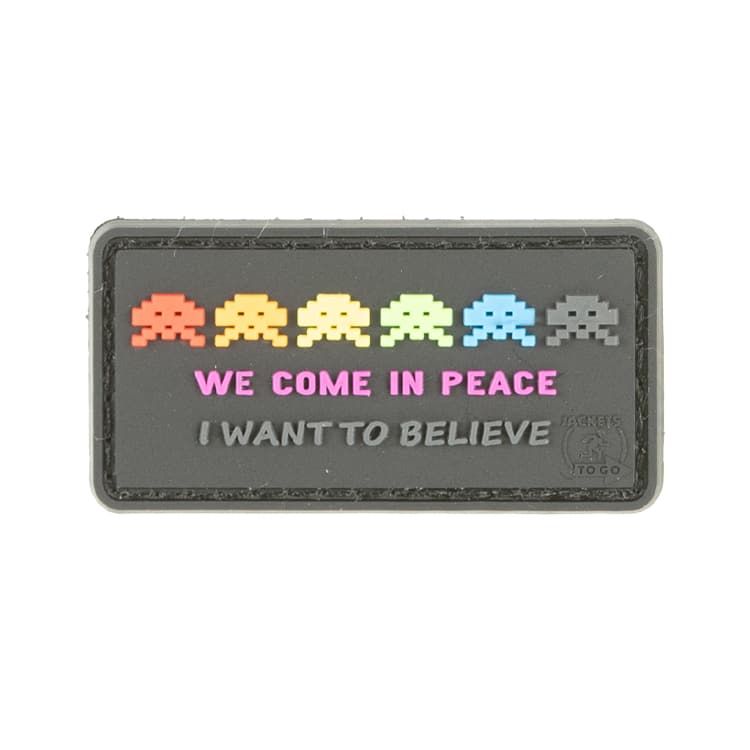 Patch Velcro PVC Paintball / Airsoft (Alien Invasion)