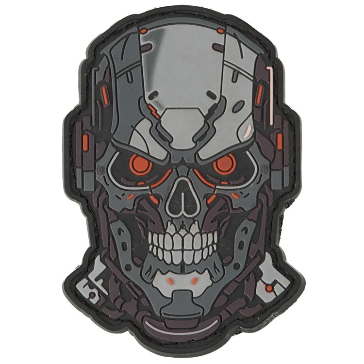 Paintball / Airsoft PVC Klettpatch (Terminator T800 Head)