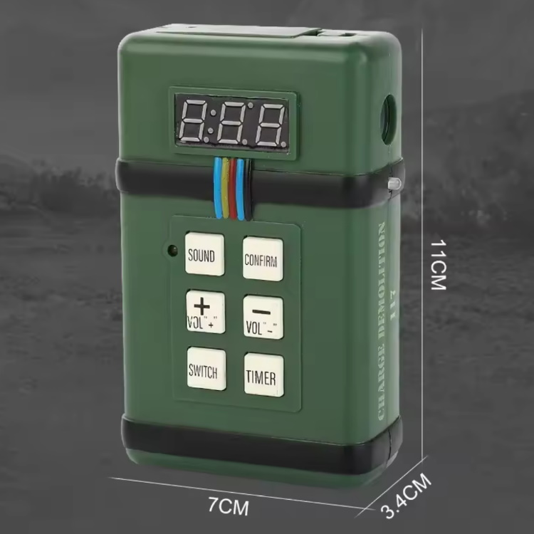 Bombenattrappe mit Countdown / C4 Simulation für Paintball Szenarios ...