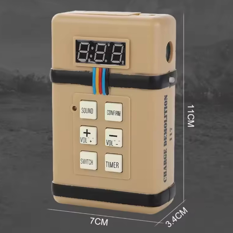 Bombenattrappe mit Countdown / C4 Simulation für Paintball Szenarios ...